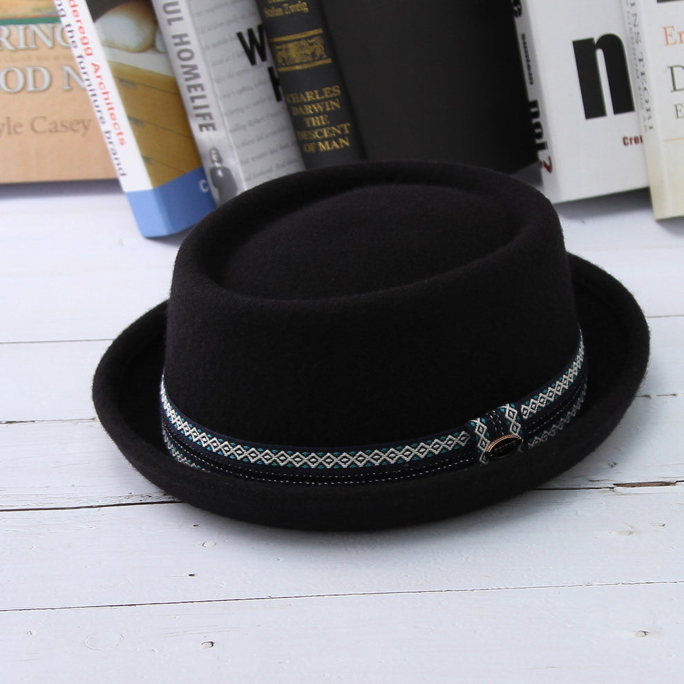 Wool niche solid color top hat – seasiametaverse